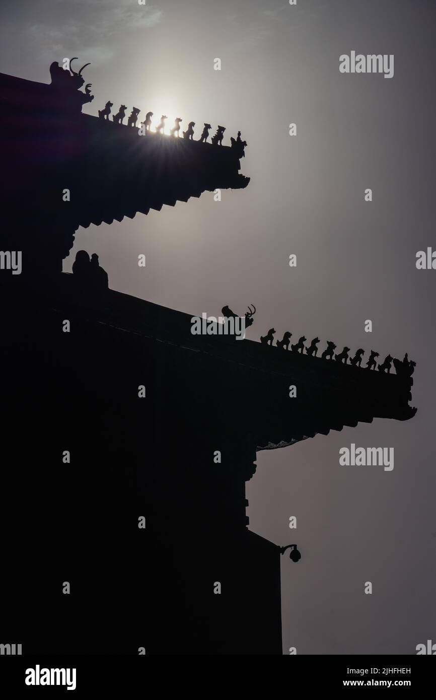 beautiful architecture in the city of china Stock Photo - Alamy