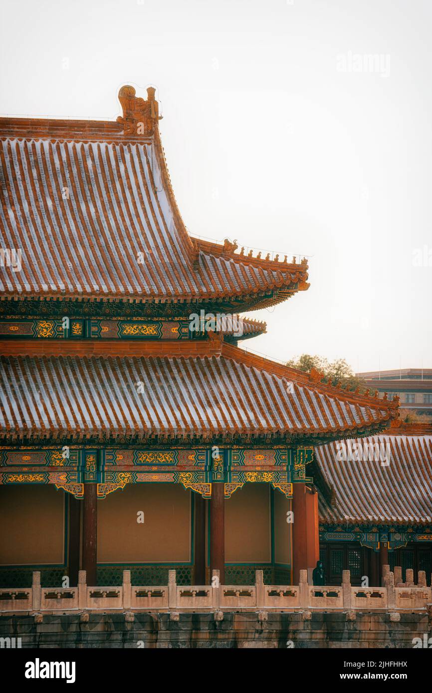 beautiful architecture in the city of china Stock Photo - Alamy