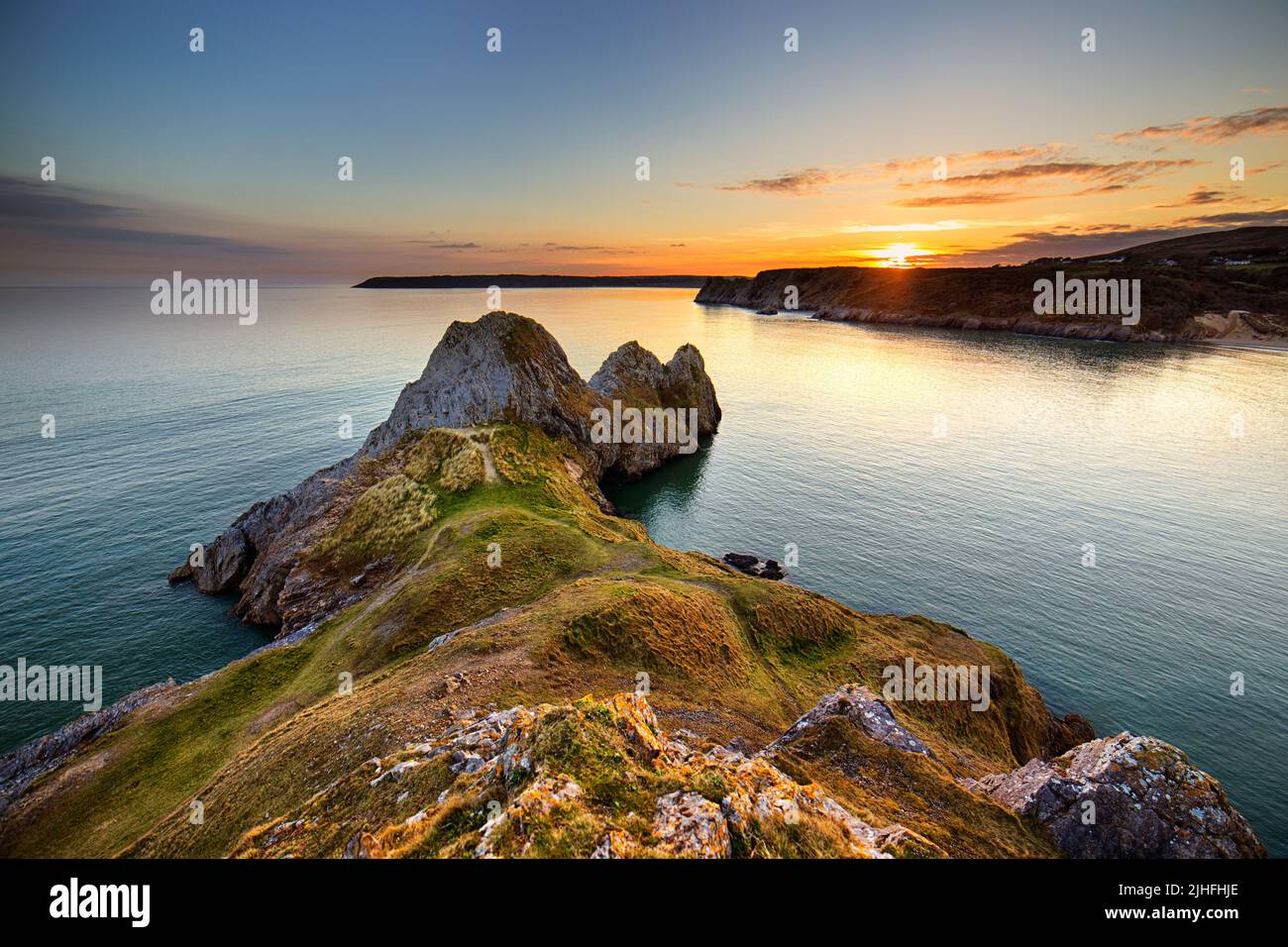 A stunning shot of the Welsh landscape. GOWER, WALES. THIS POPULAR ...