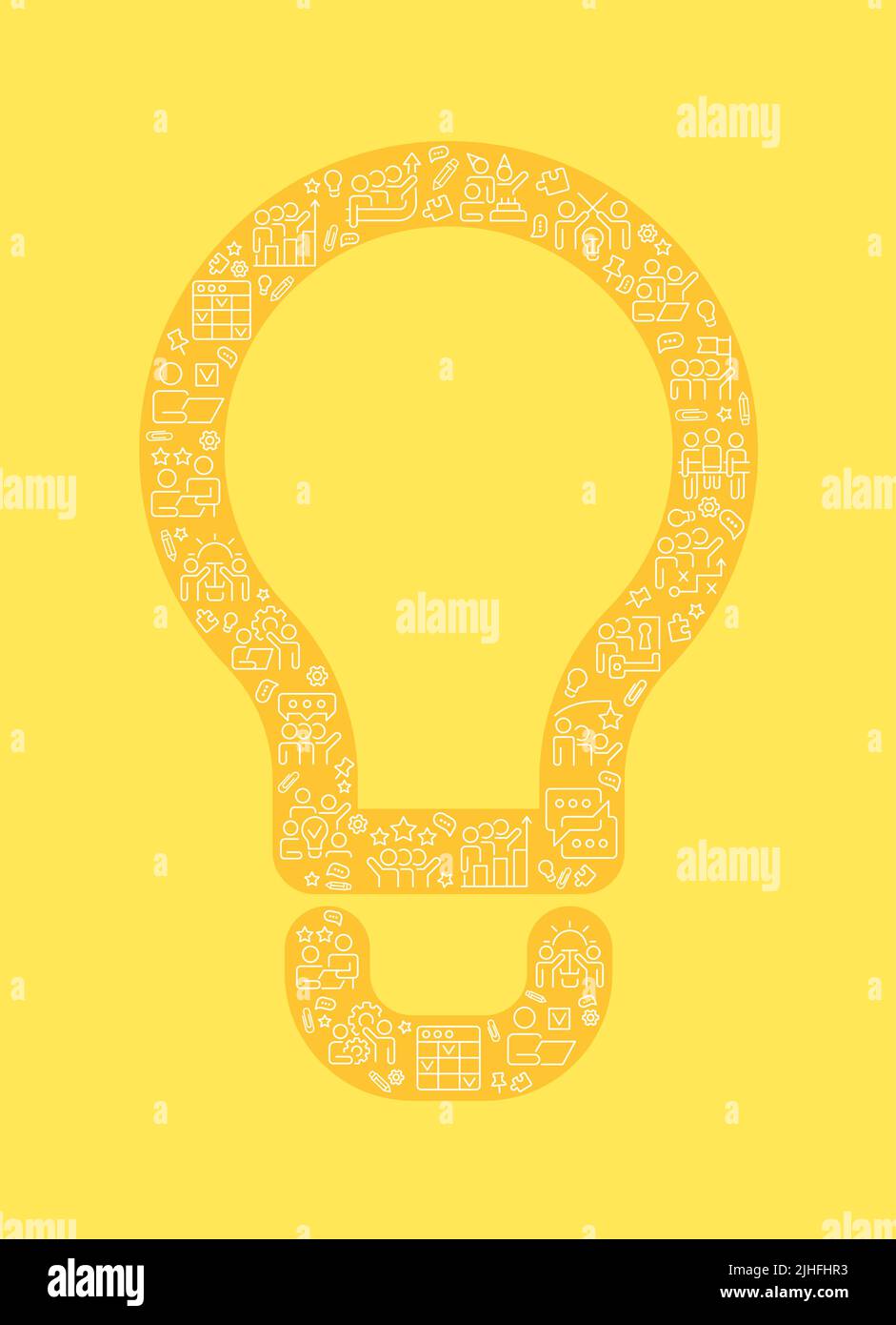 Teamwork pixel perfect shaped concept filled with editable linear icons ... Teamwork pixel perfect shaped concept filled with editable linear icons ...