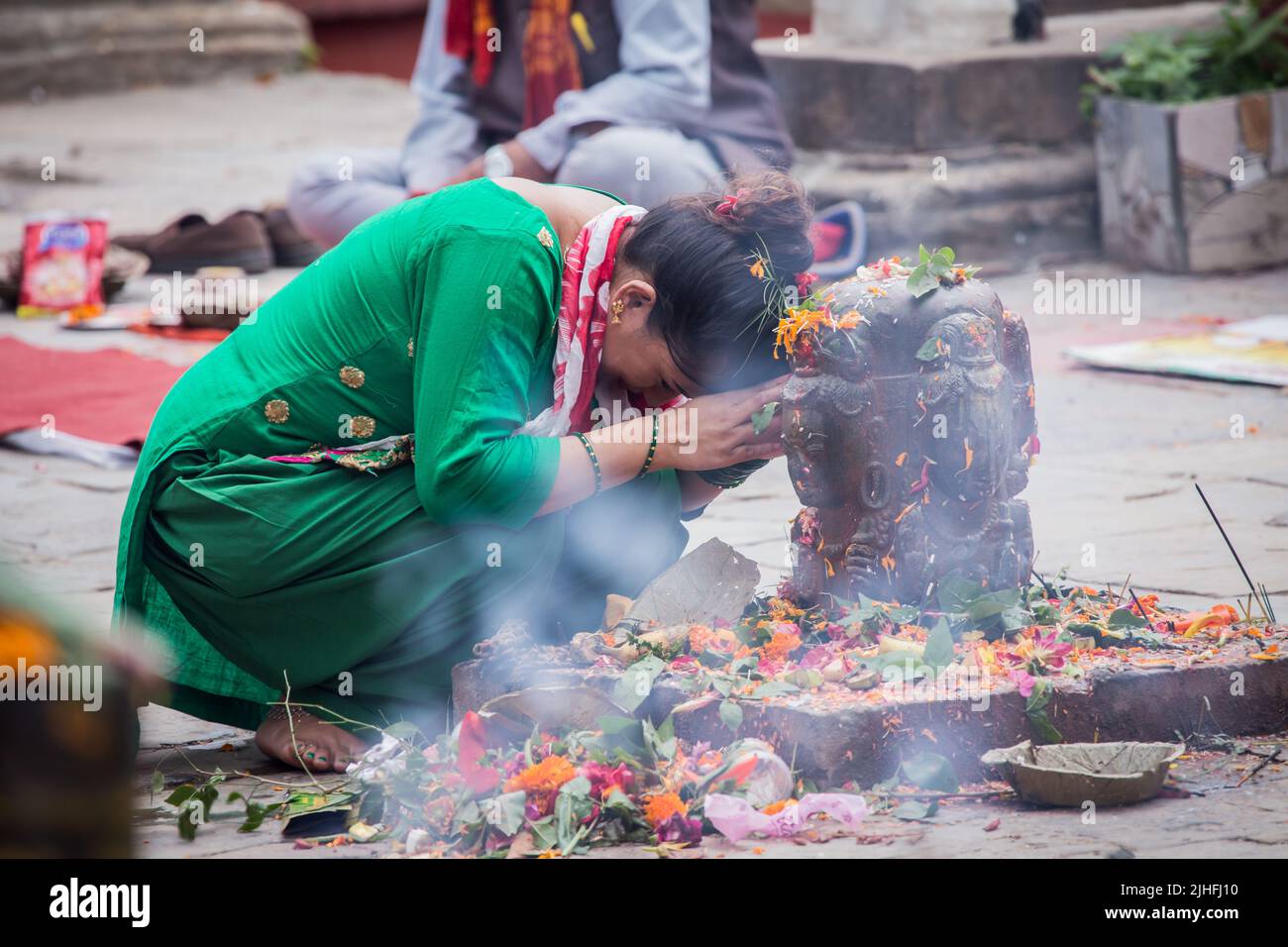 Month of shrawan hi-res stock photography and images - Alamy