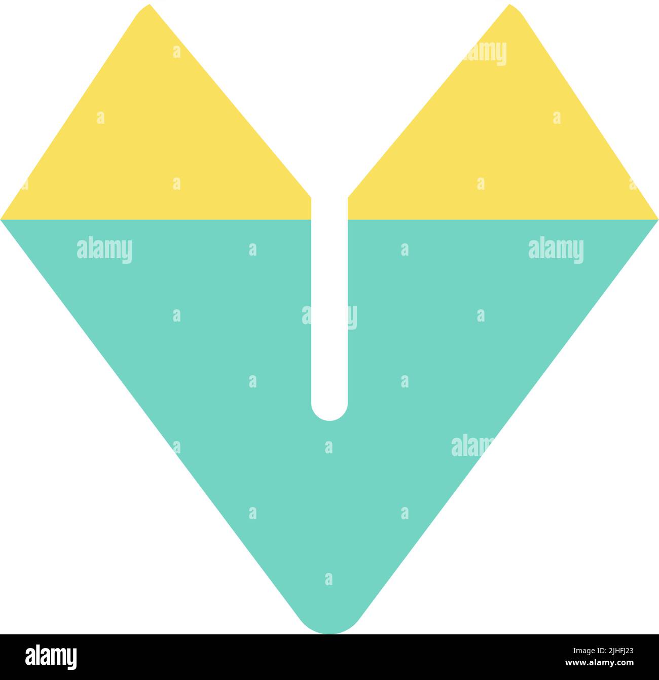 Diamond flat color ui icon Stock Vector Image & Art - Alamy