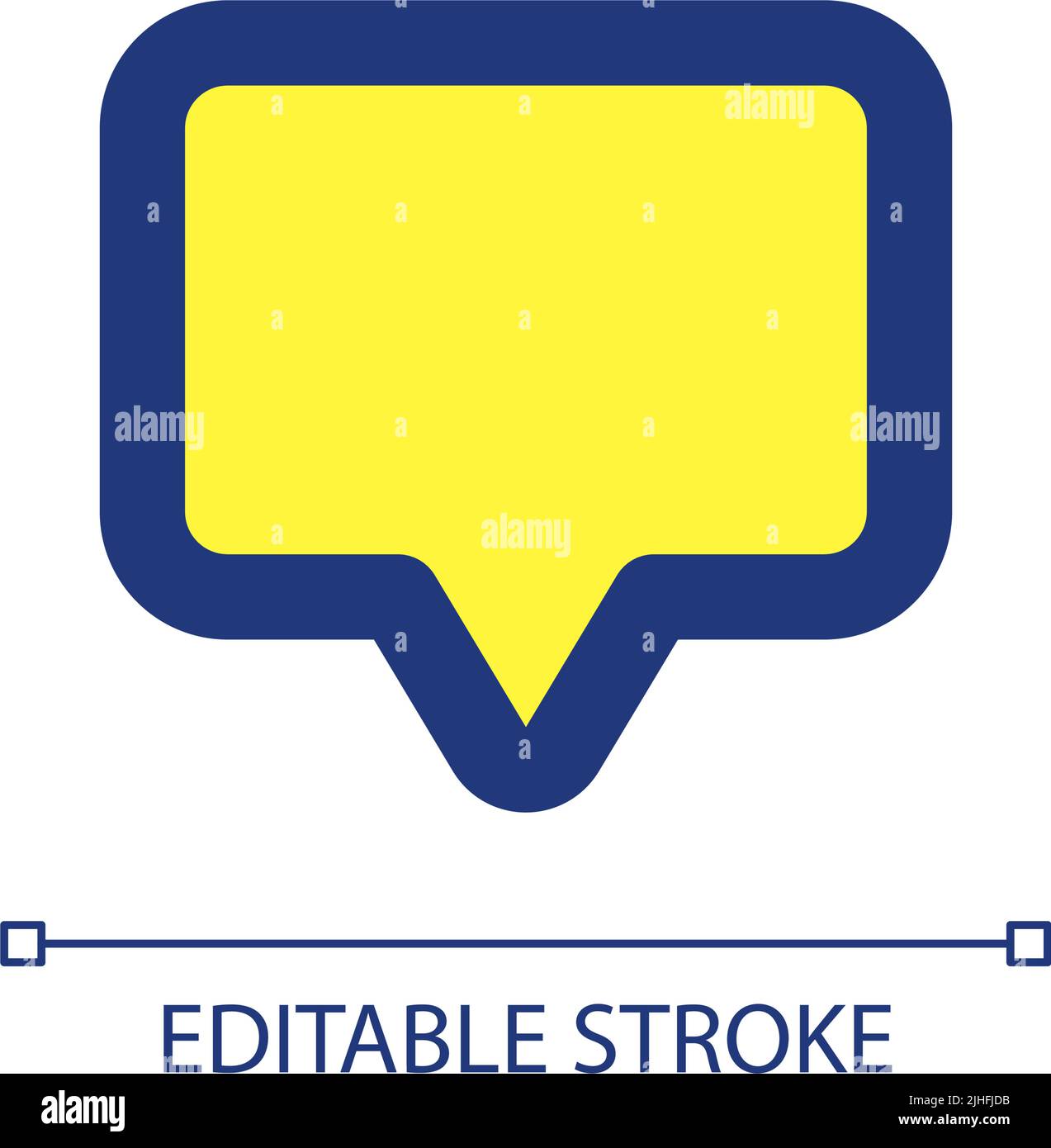 Leave note pixel perfect RGB color ui icon Stock Vector Image & Art - Alamy