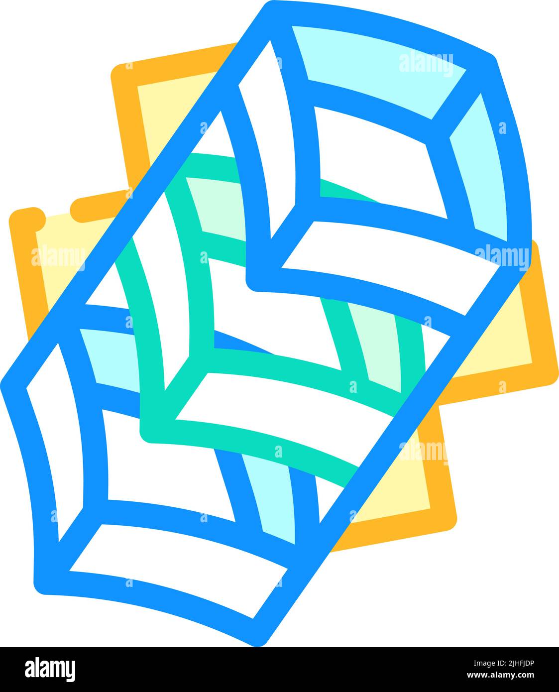 tall box kite color icon vector illustration Stock Vector Image & Art ...