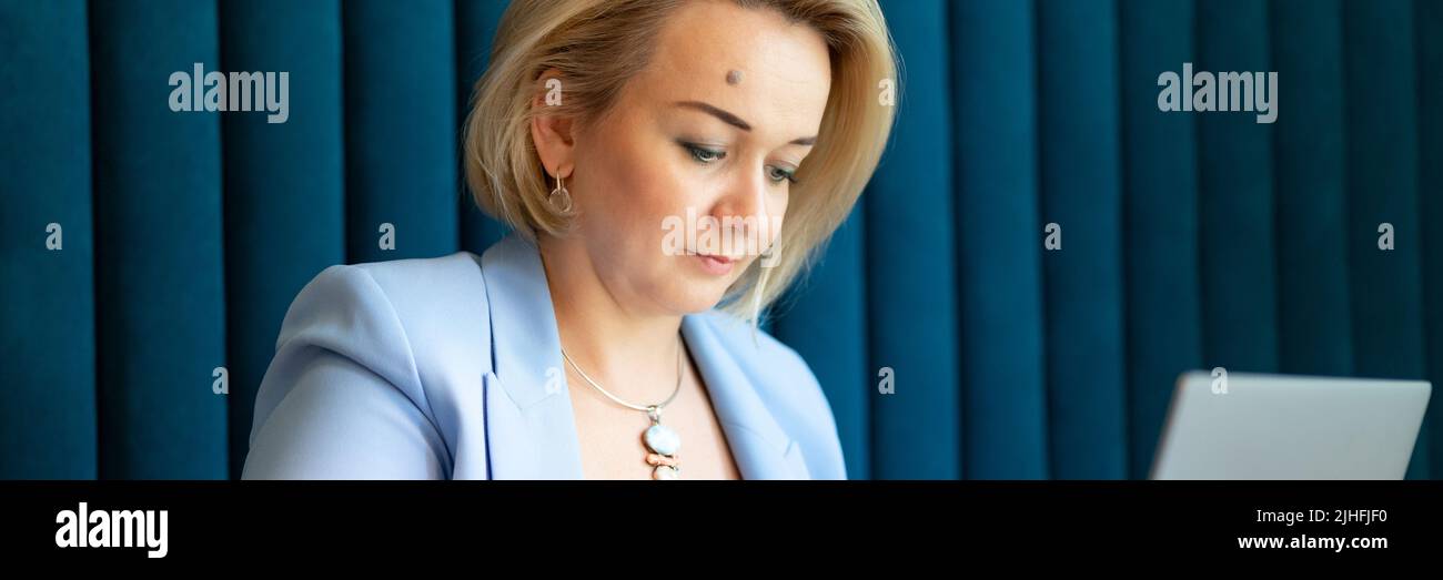 business woman. face beautiful young or mature professional career ...