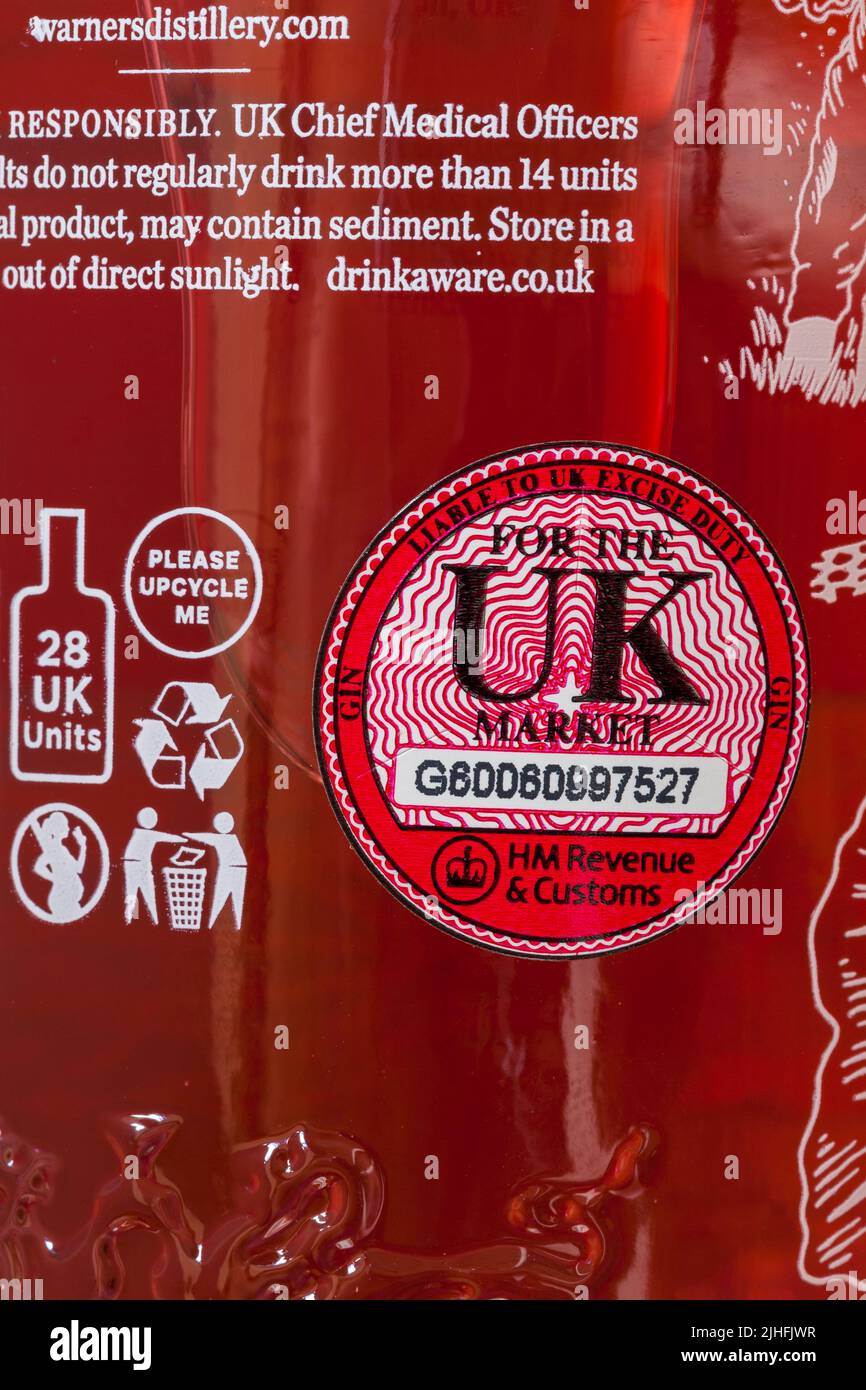 Alcohol units label hi-res stock photography and images - Alamy