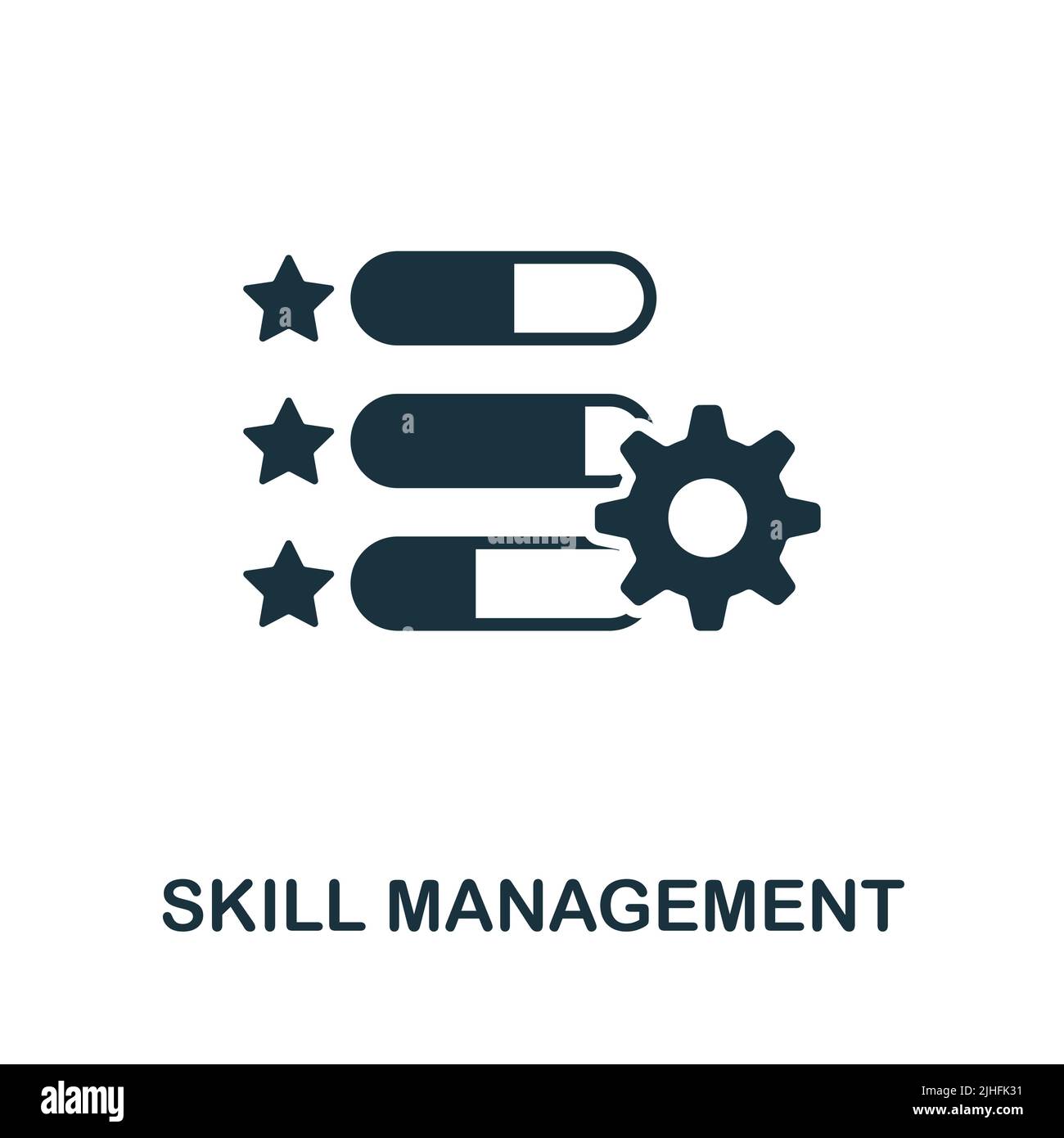 Skill Management icon. Monochrome simple Business Management icon for ... Skill Management icon. Monochrome simple Business Management icon for ...