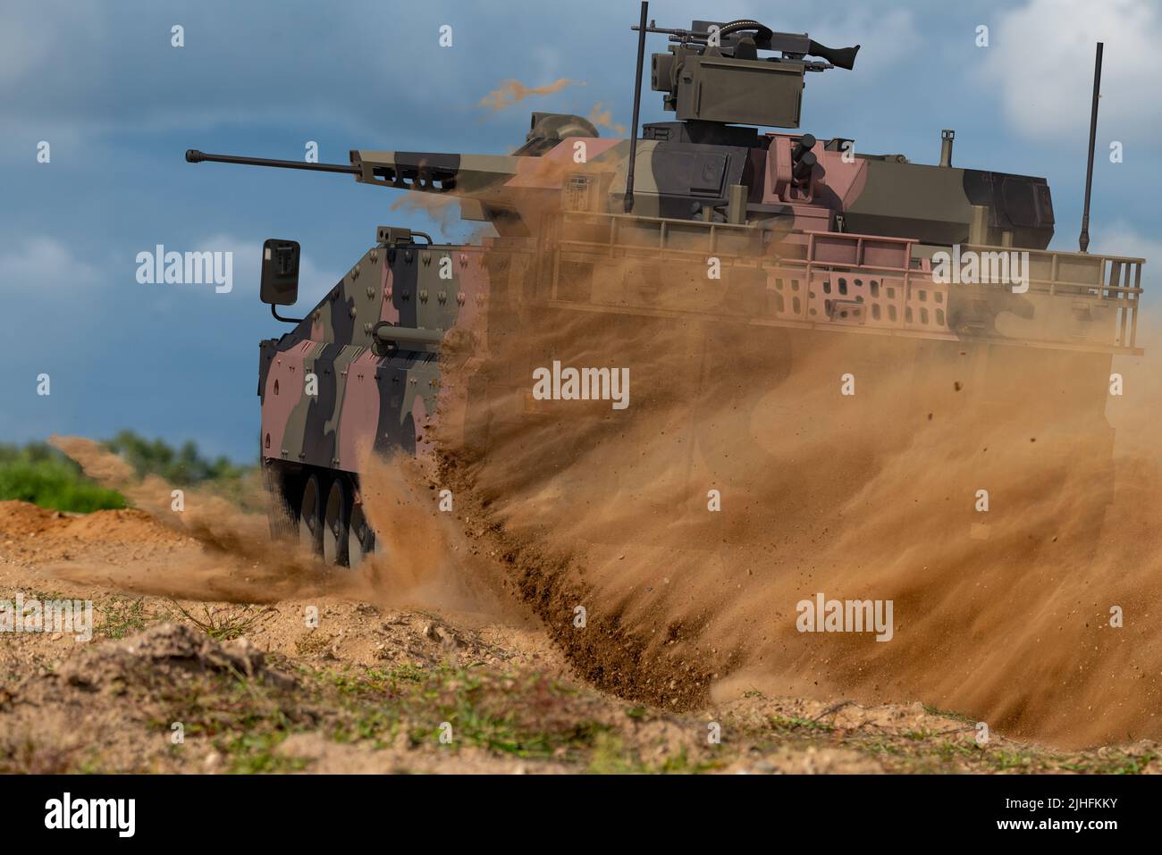 AS21 Redback. South Korean infantry fighting vehicle Stock Photo - Alamy