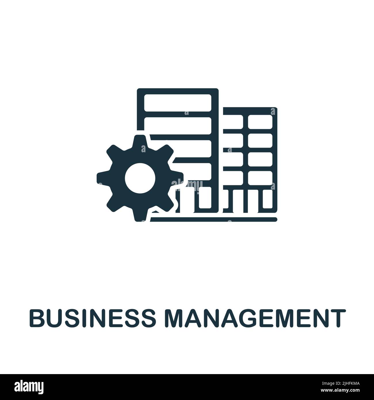 Business Management icon. Monochrome simple Business Management icon ... Business Management icon. Monochrome simple Business Management icon ...