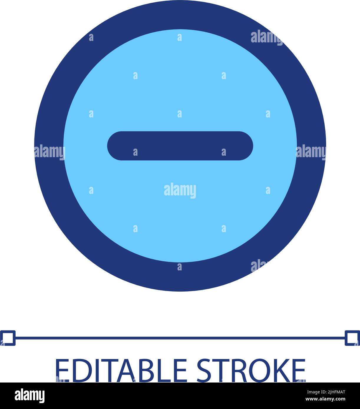 Remove button pixel perfect RGB color ui icon Stock Vector Image & Art - Alamy