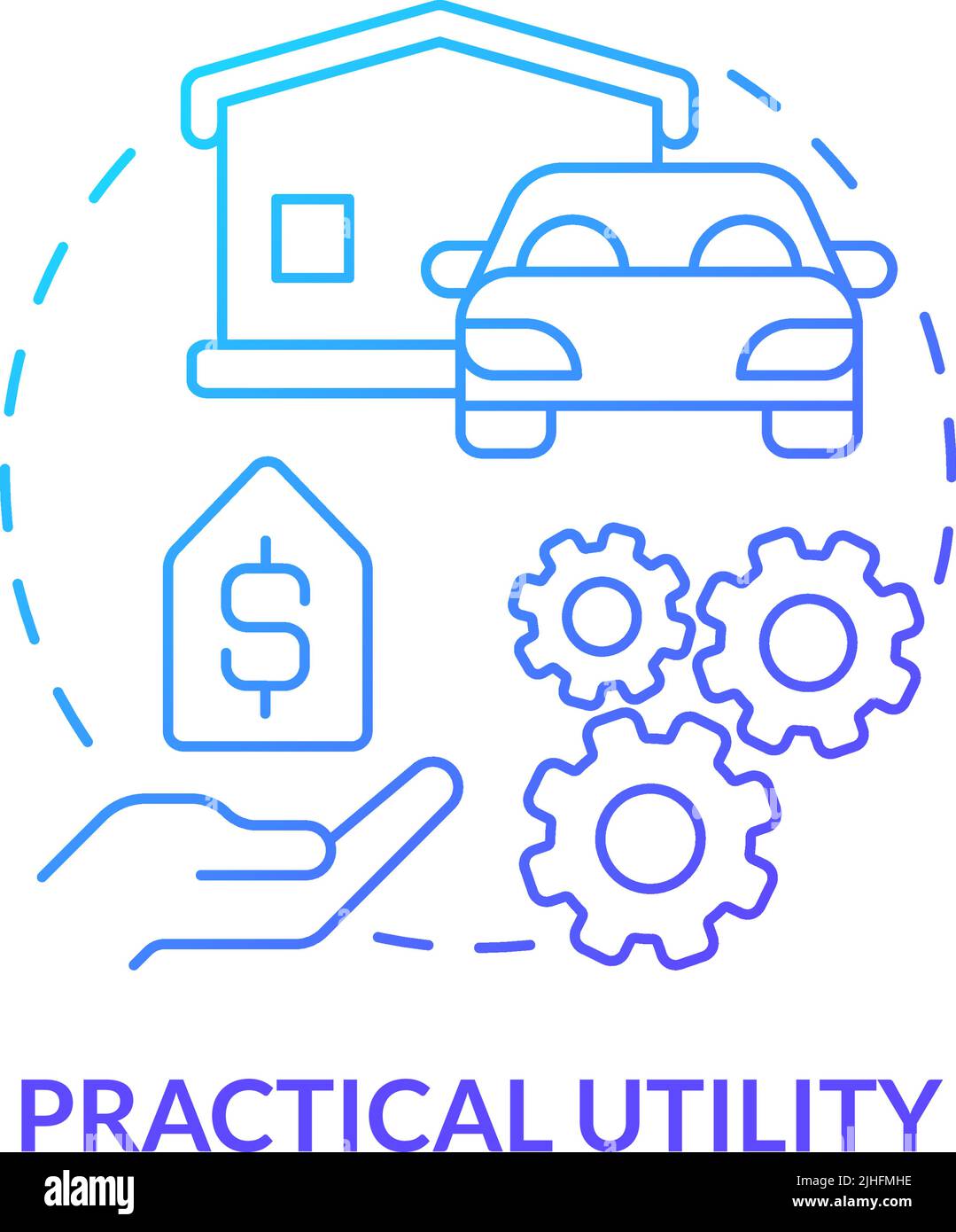 Practical utility blue gradient concept icon Stock Vector Image & Art ... Practical utility blue gradient concept icon Stock Vector Image & Art ...
