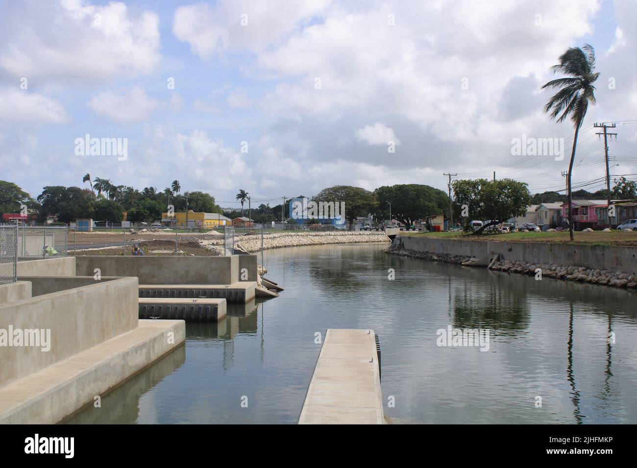 Photo of completed Constitution River in Bridgetown Barbados Stock ...