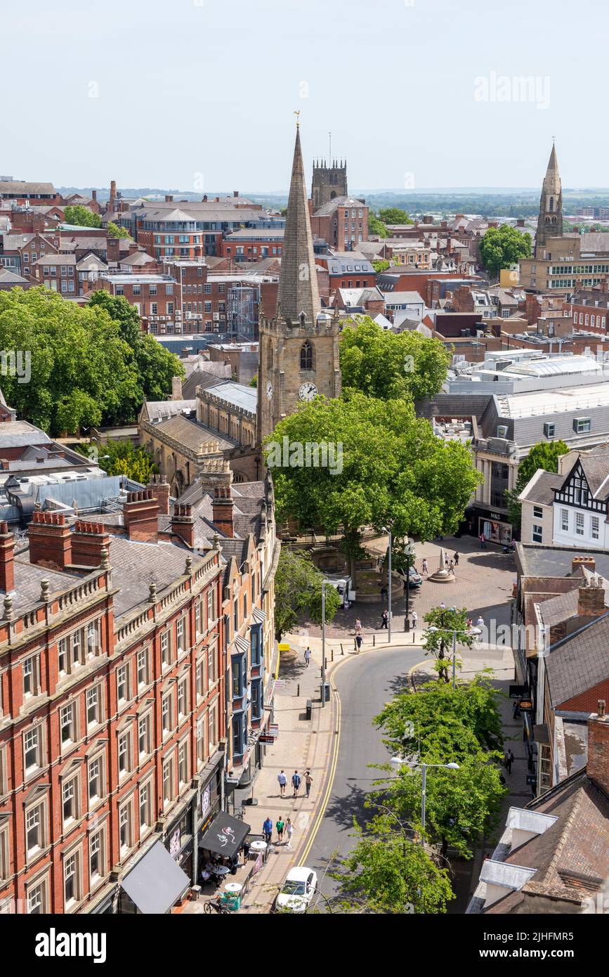 View onto Wheeler Gate from the rooftop of the Pearl Assurance Building ...