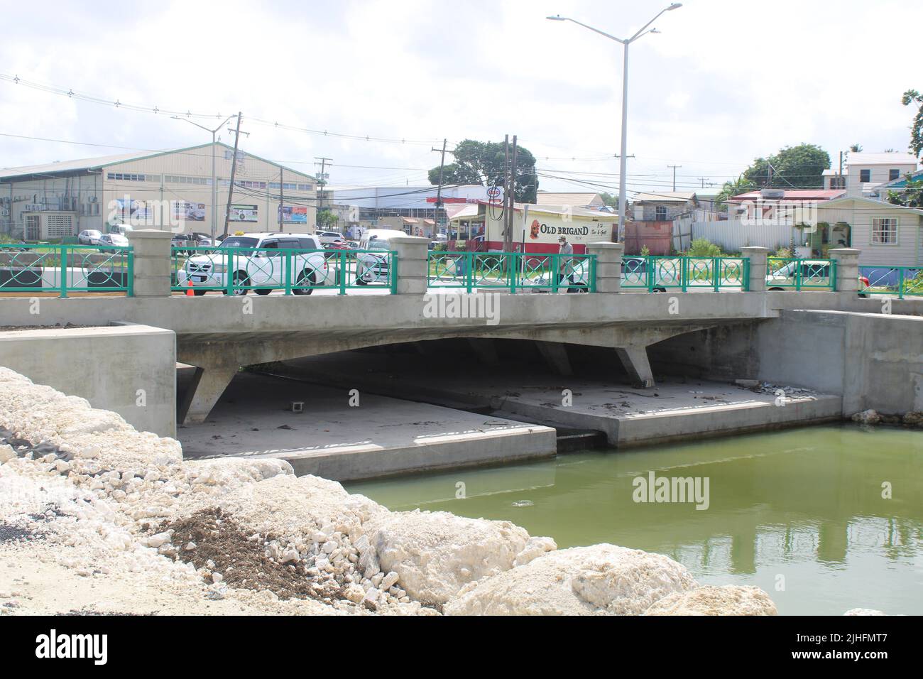 Photo of completed Constitution River in Bridgetown Barbados Stock ...