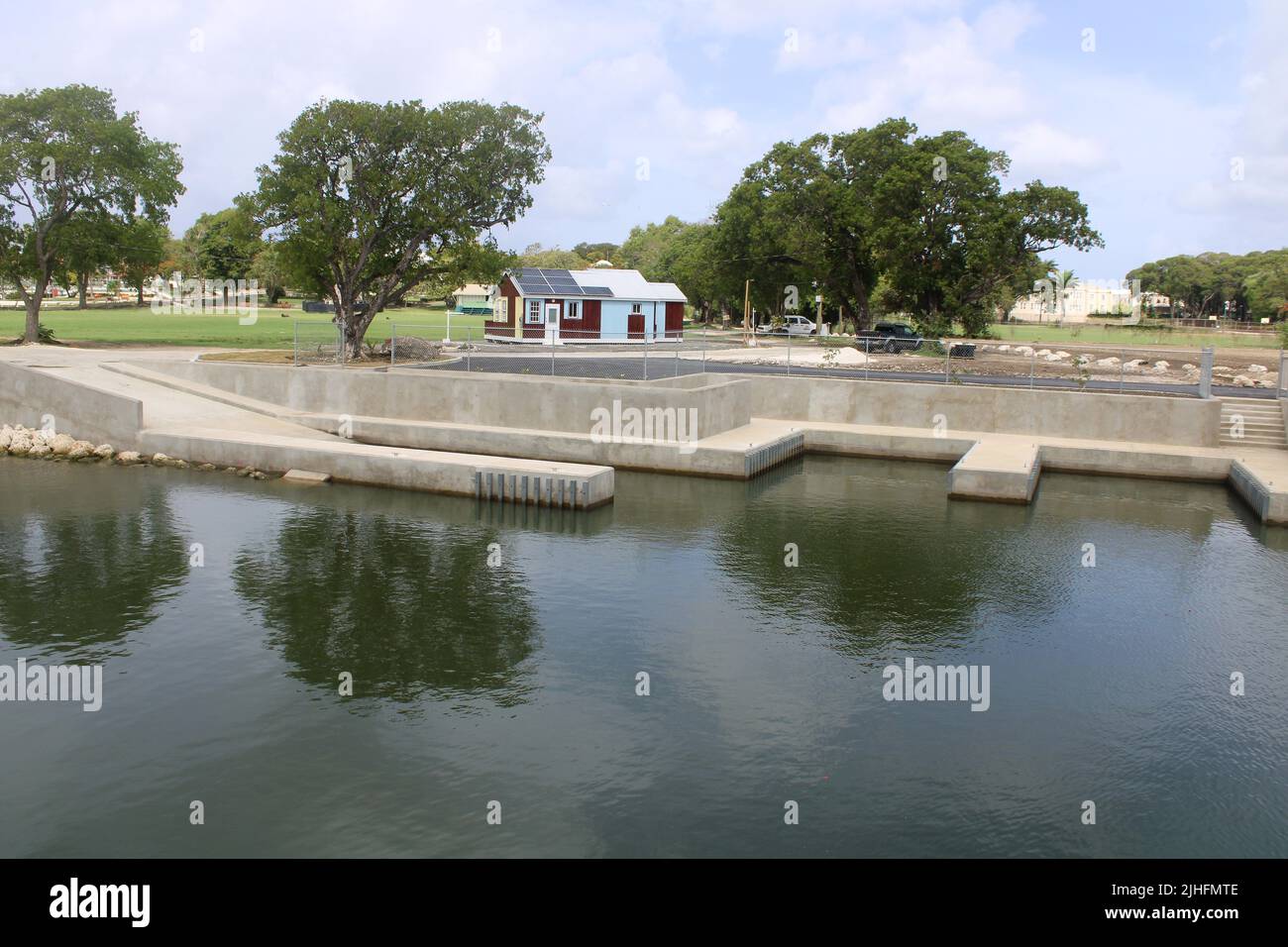 Photo of completed Constitution River in Bridgetown Barbados Stock ...