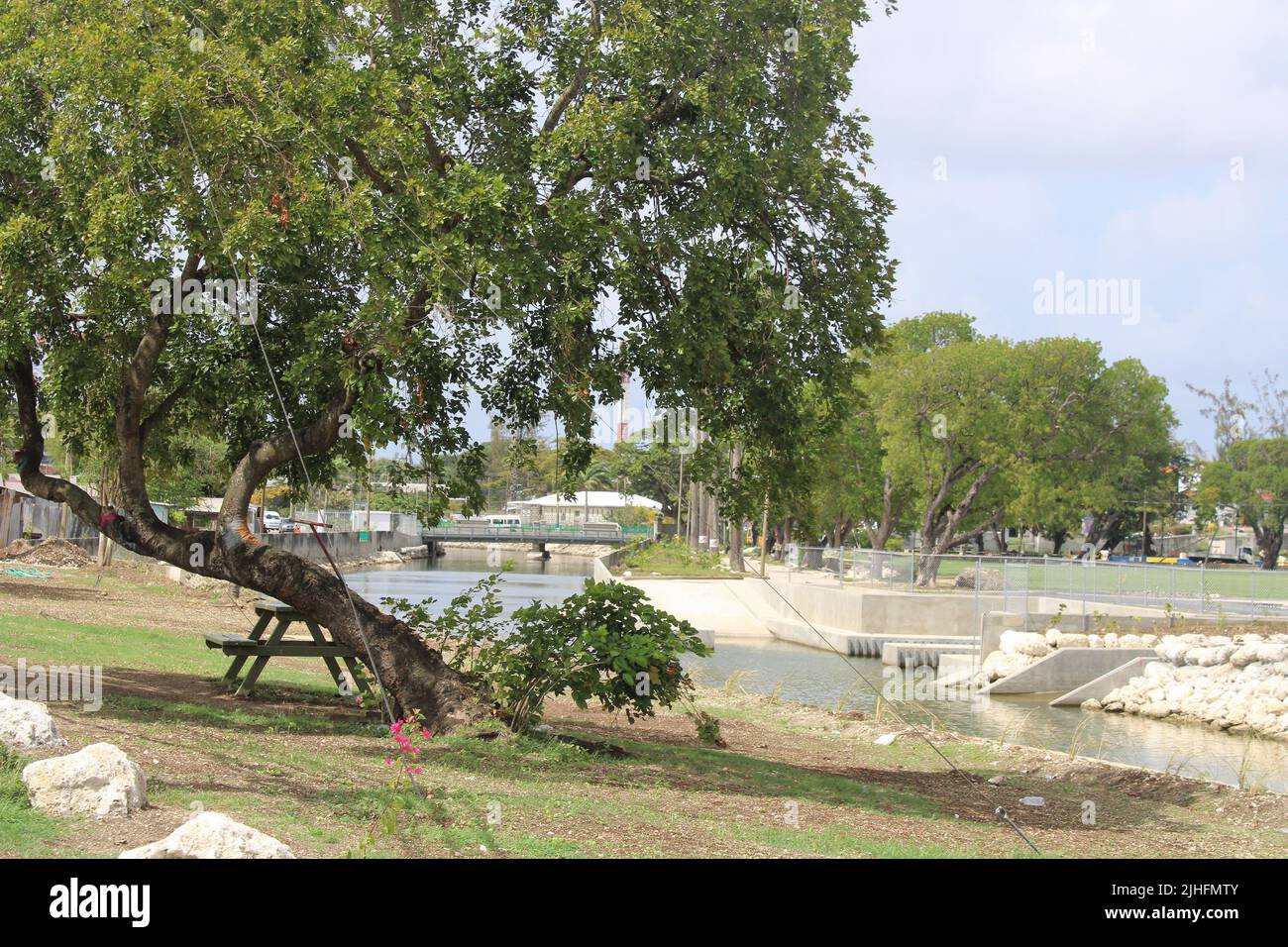 Photo of completed Constitution River in Bridgetown Barbados Stock ...