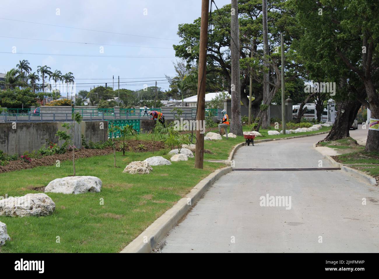 Photo of completed Constitution River in Bridgetown Barbados Stock ...