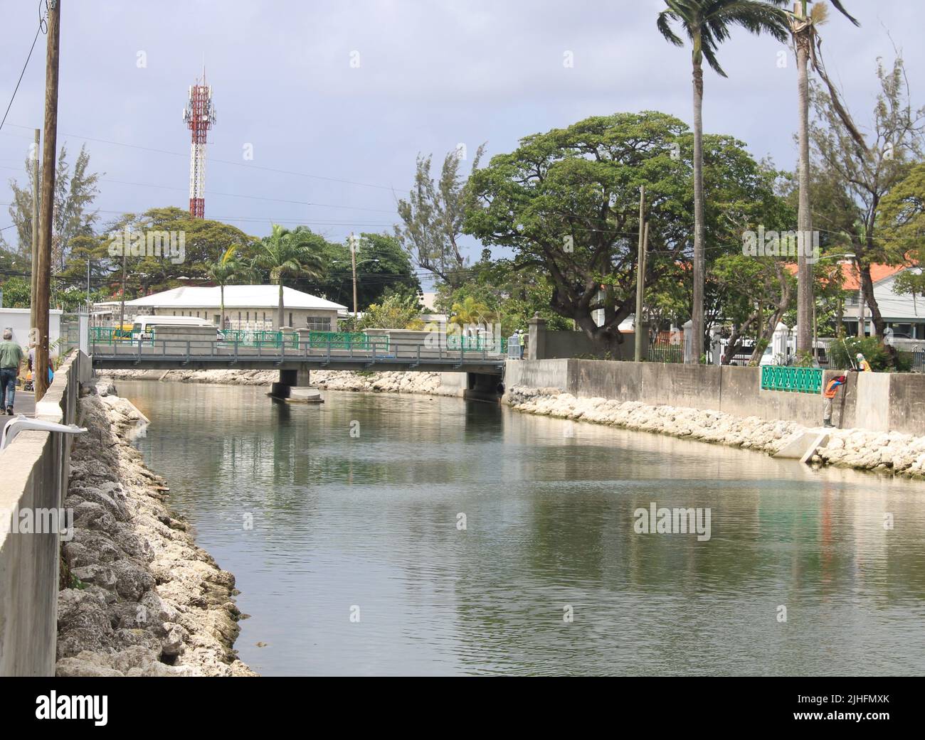 Photo of completed Constitution River in Bridgetown Barbados Stock ...