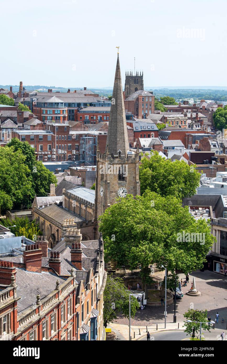 View onto Wheeler Gate from the rooftop of the Pearl Assurance Building ...