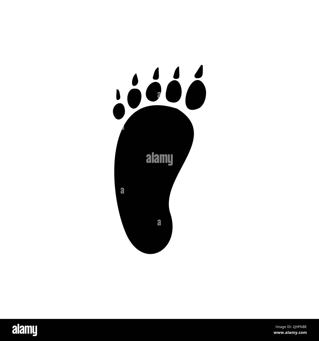 Halloween yeti big foot Cut Out Stock Images & Pictures - Alamy