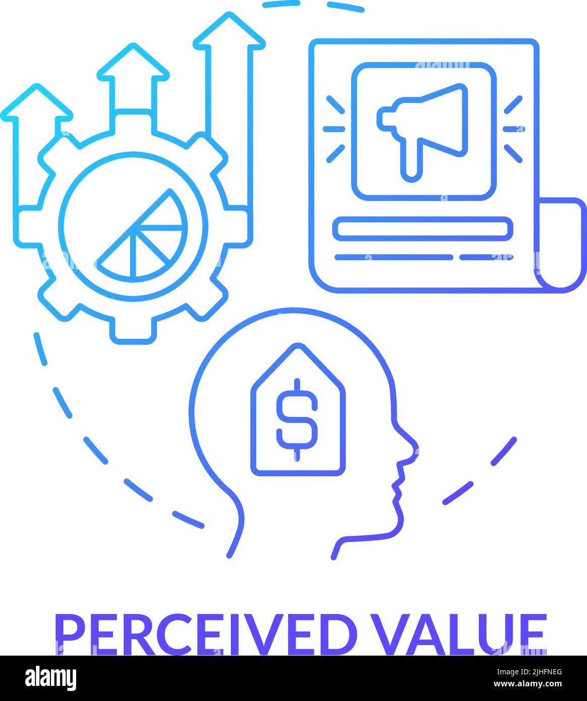Perceived value blue gradient concept icon Stock Vector Image & Art - Alamy Perceived value blue gradient concept icon Stock Vector Image & Art - Alamy