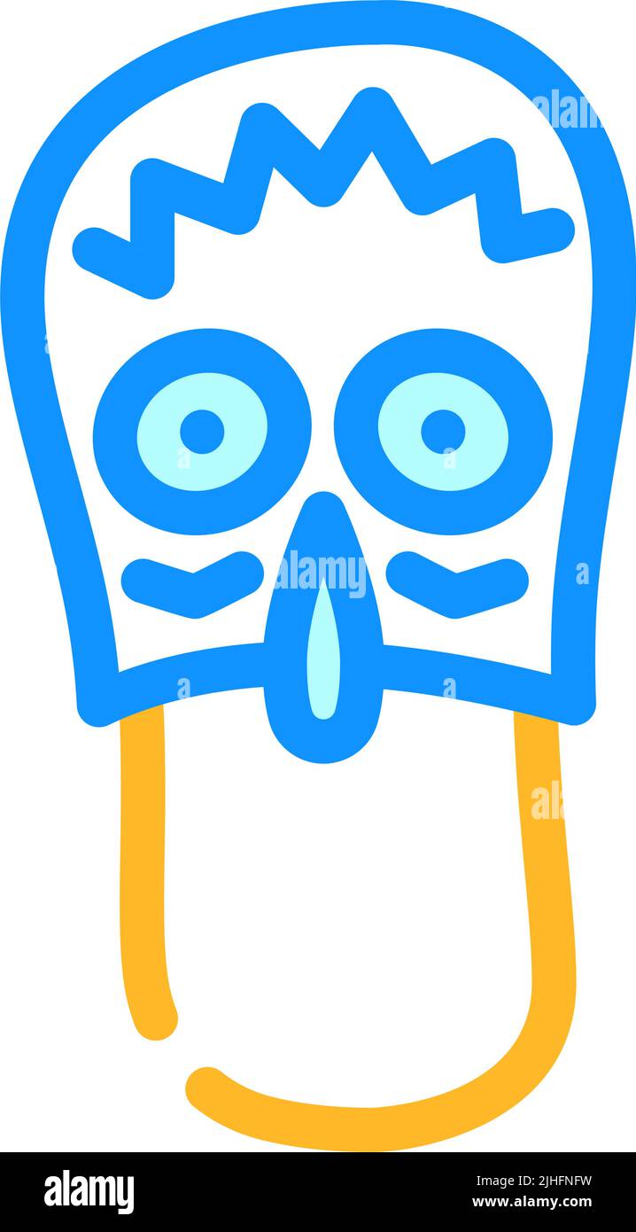 funny footwear color icon vector illustration Stock Vector Image & Art ...