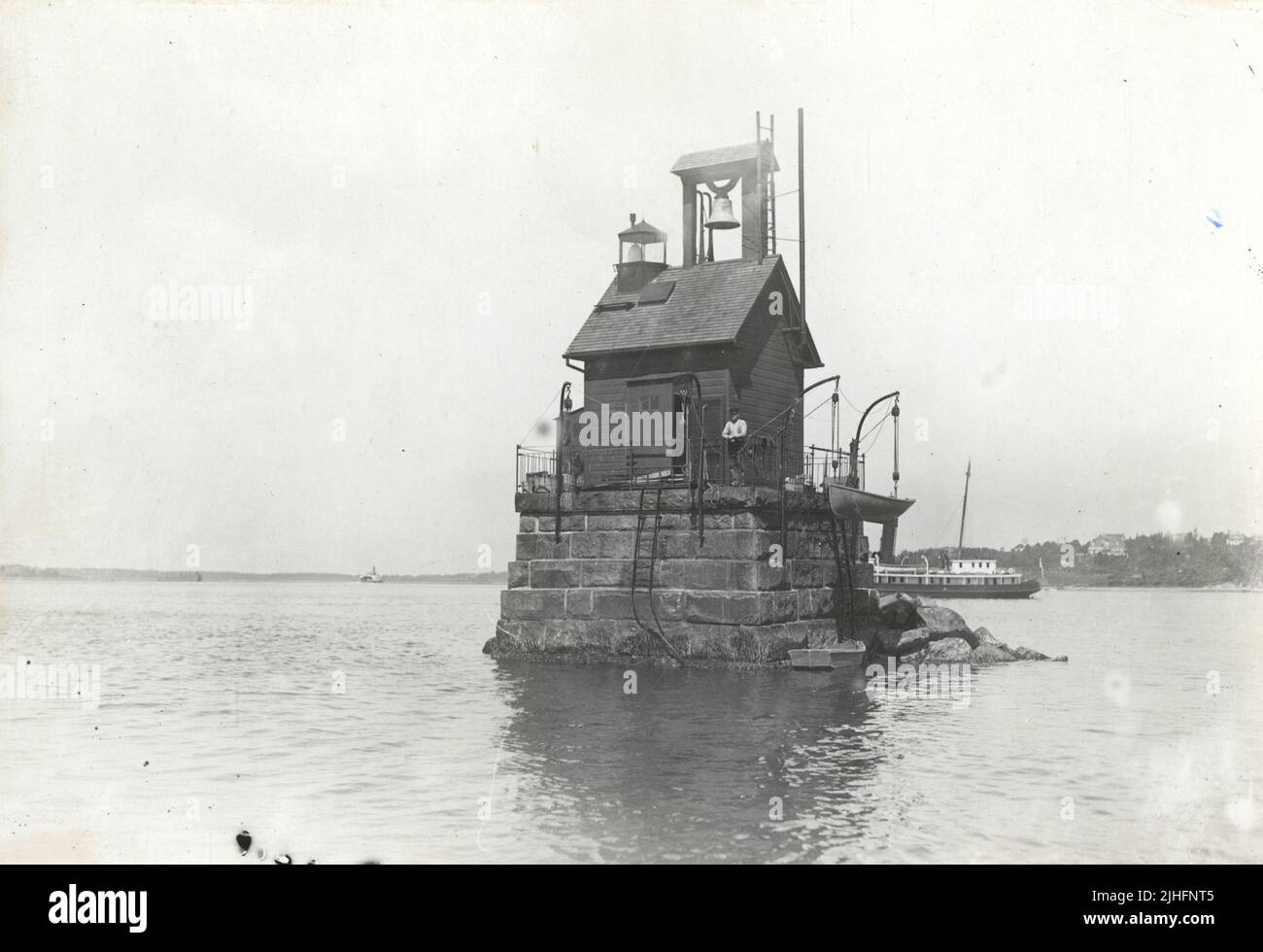 Massachusetts - Mussel Bed Shoals. Mussel Bed Shoals Light Station, SE ...