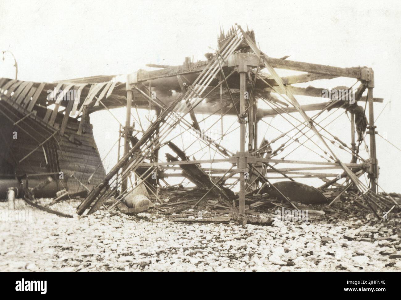 Massachusetts - Narrows. Ruins of Narrows Lighthouse, 2nd District ...