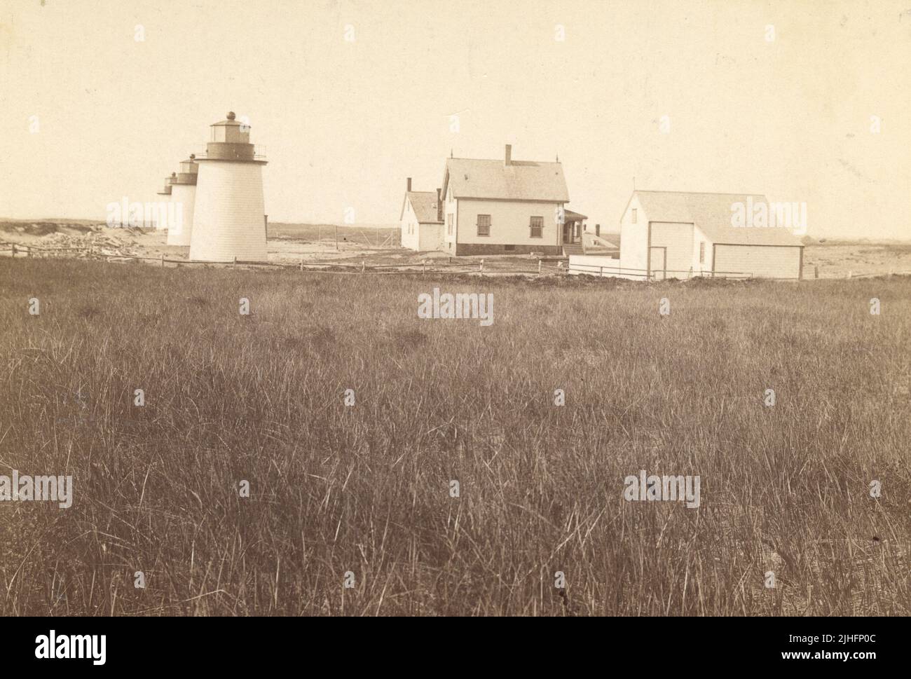 Massachusetts - Nauset Beach. Nauset Beach Light Station, Massachusetts ...