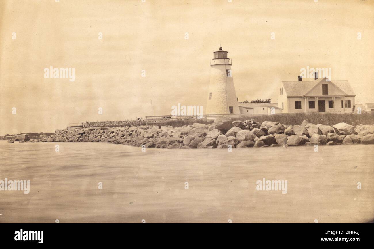 Massachusetts - Ned Point. Ned Point Light Station, Massachusetts Stock ...