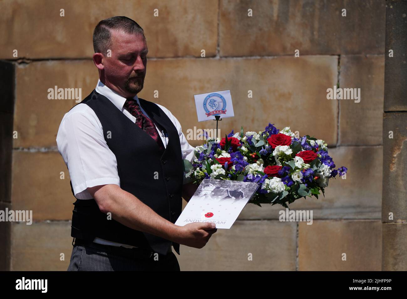 The order of service ahead of the funeral service of former Rangers ...