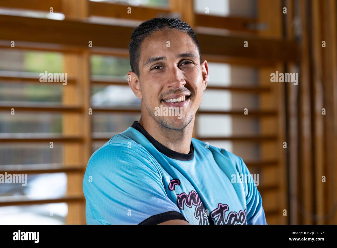 Daley Thompson, British former decathlete and his son Elliot ...