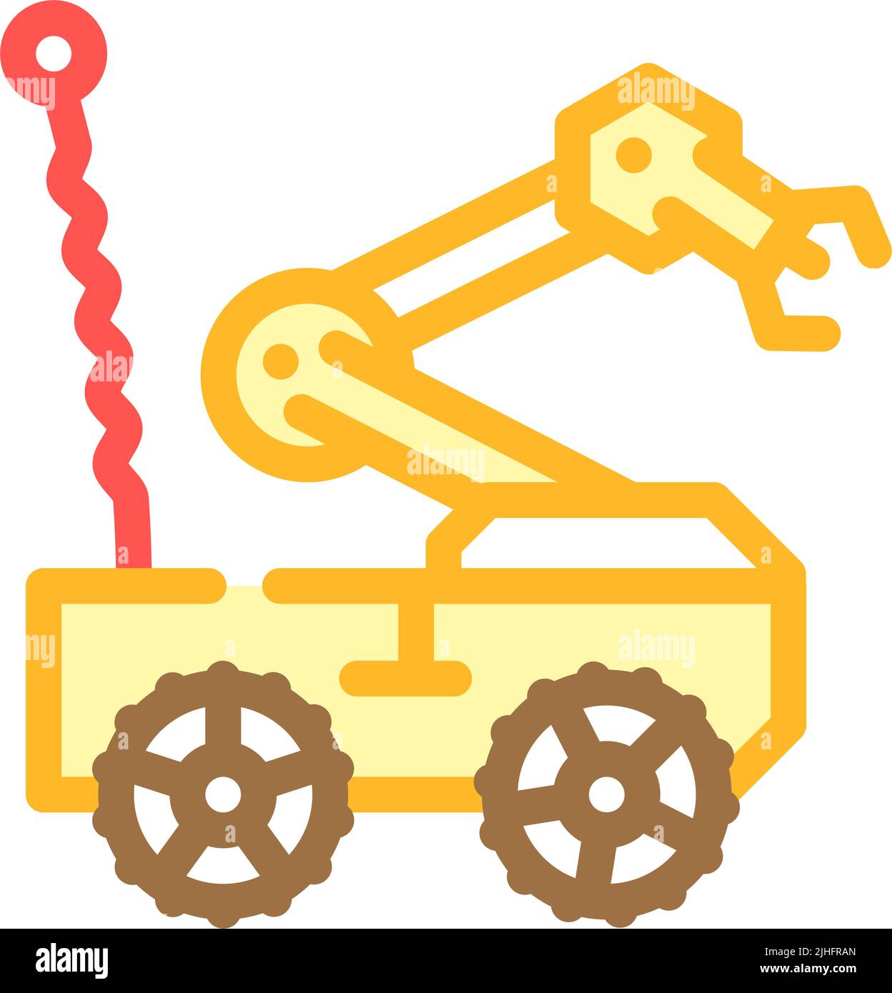 robotics kids club color icon vector illustration Stock Vector Image ...