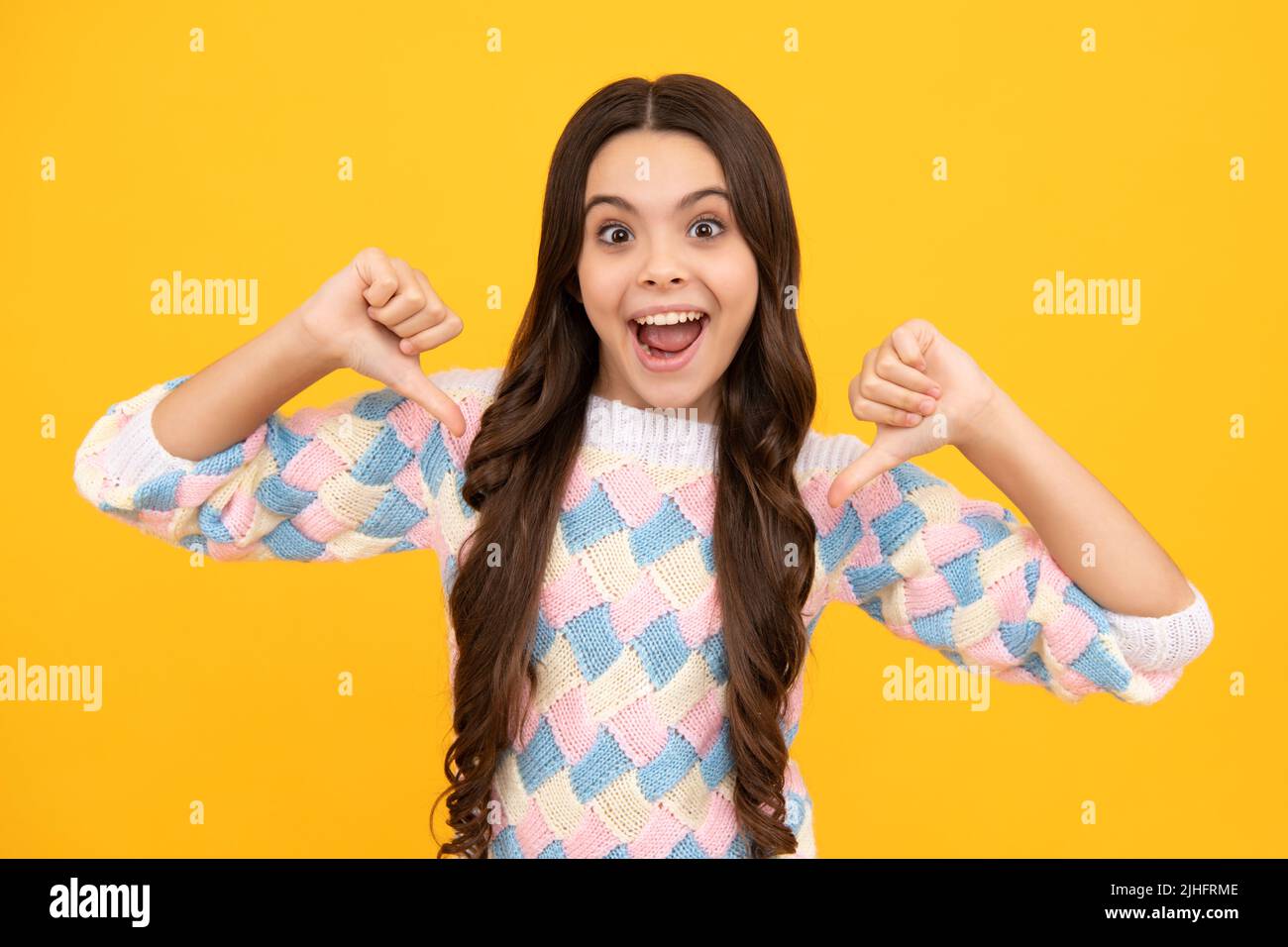 Excited kids face. Amazed expression, cheerful and glad. Childrens day ...