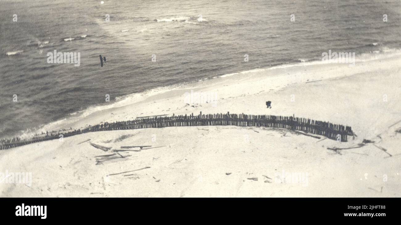 New Jersey - Barnegat. Part of East Jetty, 200 feet built in July. No ...