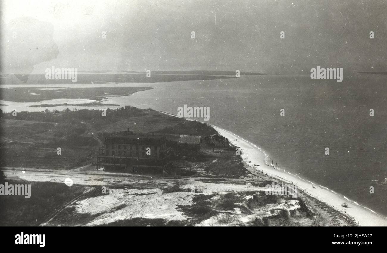 New Jersey - Barnegat. View from lighthouse tower, showing New Jersey - Barnegat. View from lighthouse tower, showing