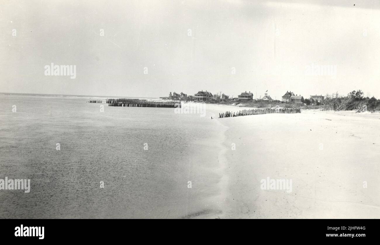 New Jersey - Barnegat. Camera sta. - northerly at stone jetty. Looking ...
