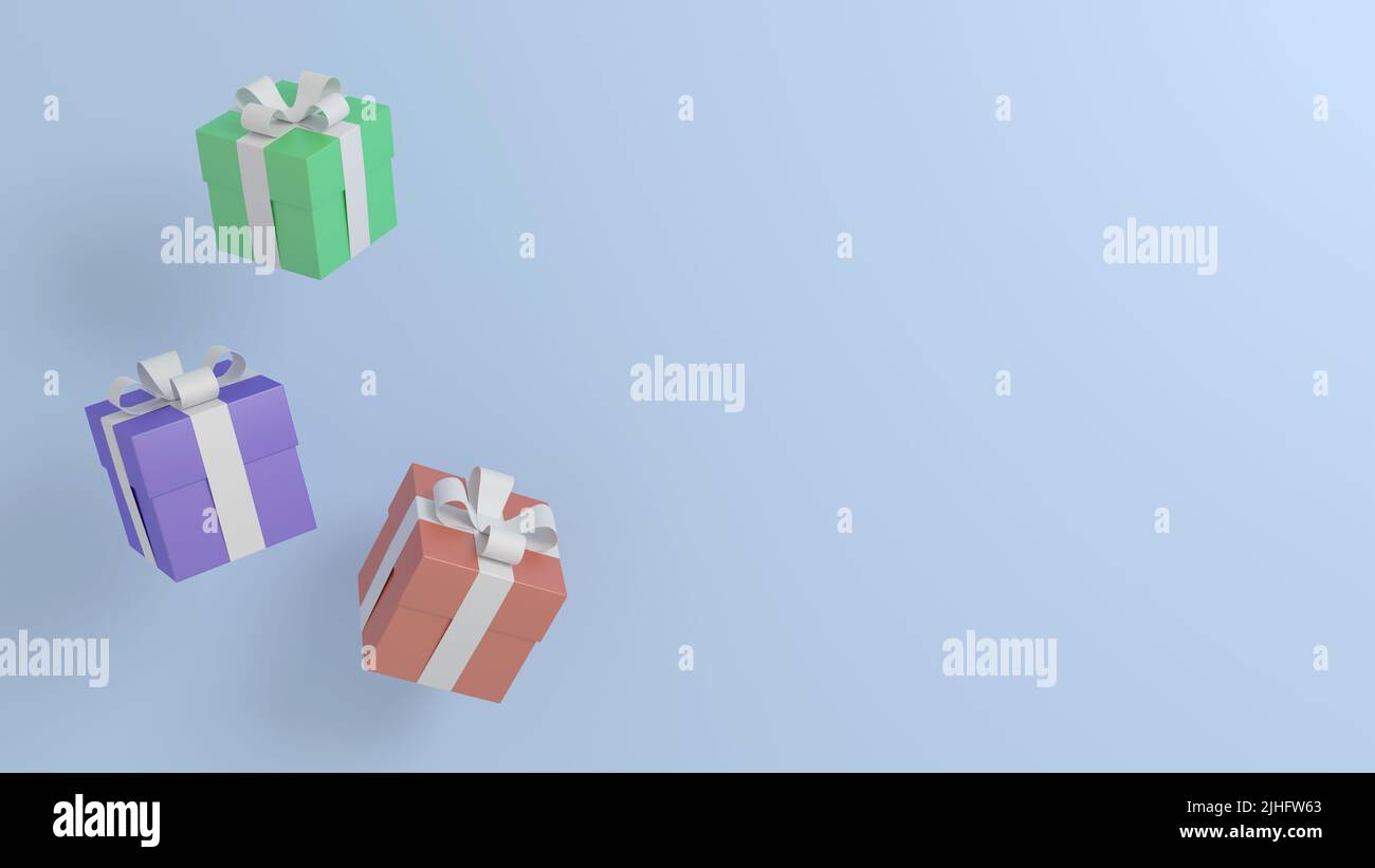 A festive abstract scene in pastel colors with free space in the frame ...