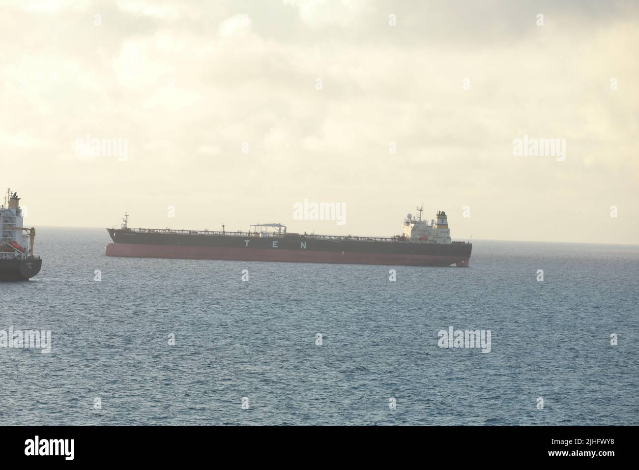 Port of Freeport Bahamas Container shipyard with heavy lifting Cranes ...