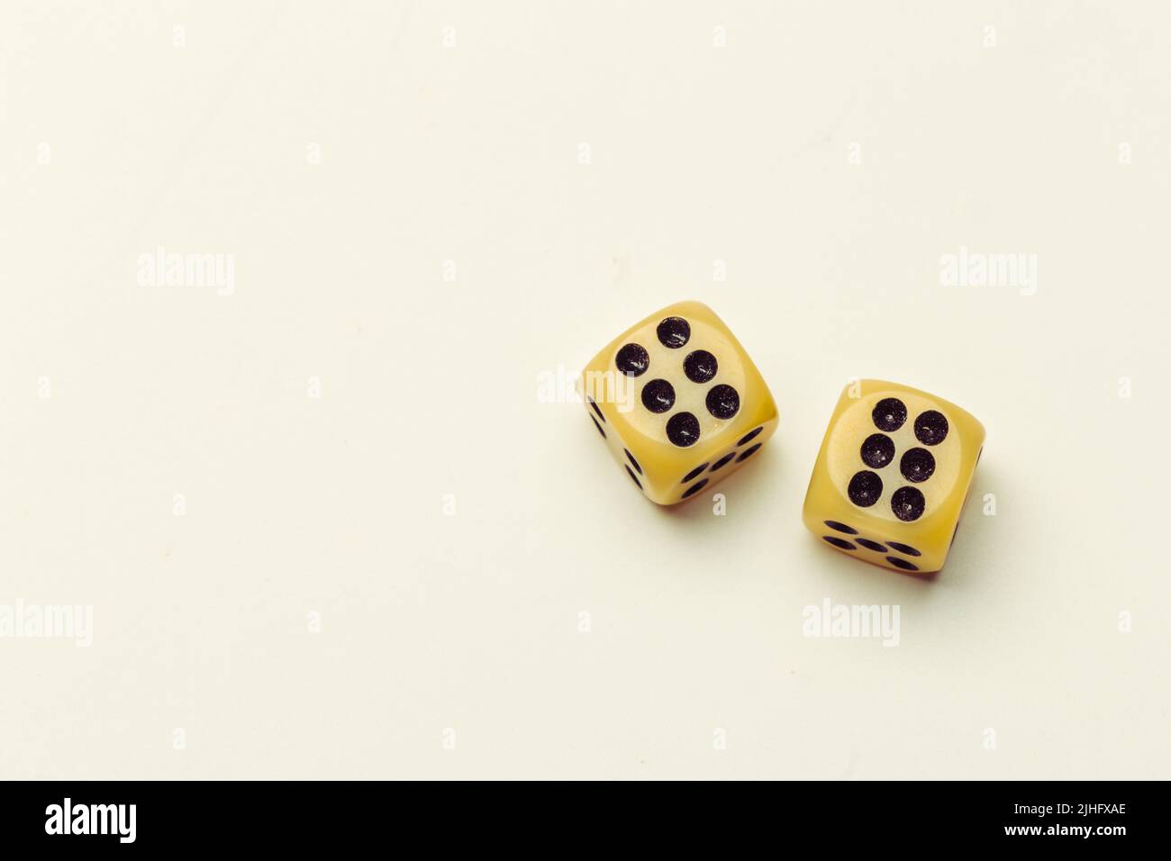 dice isolated on white background Stock Photo - Alamy
