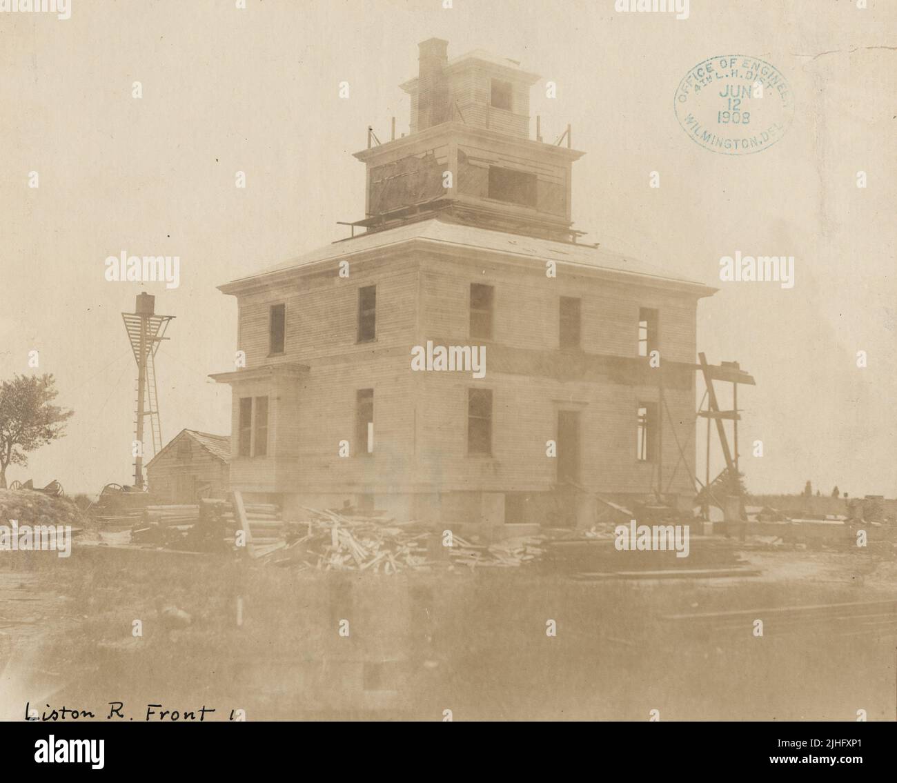 Delaware - Listons Range Front. Listons Range Front Light Station ...