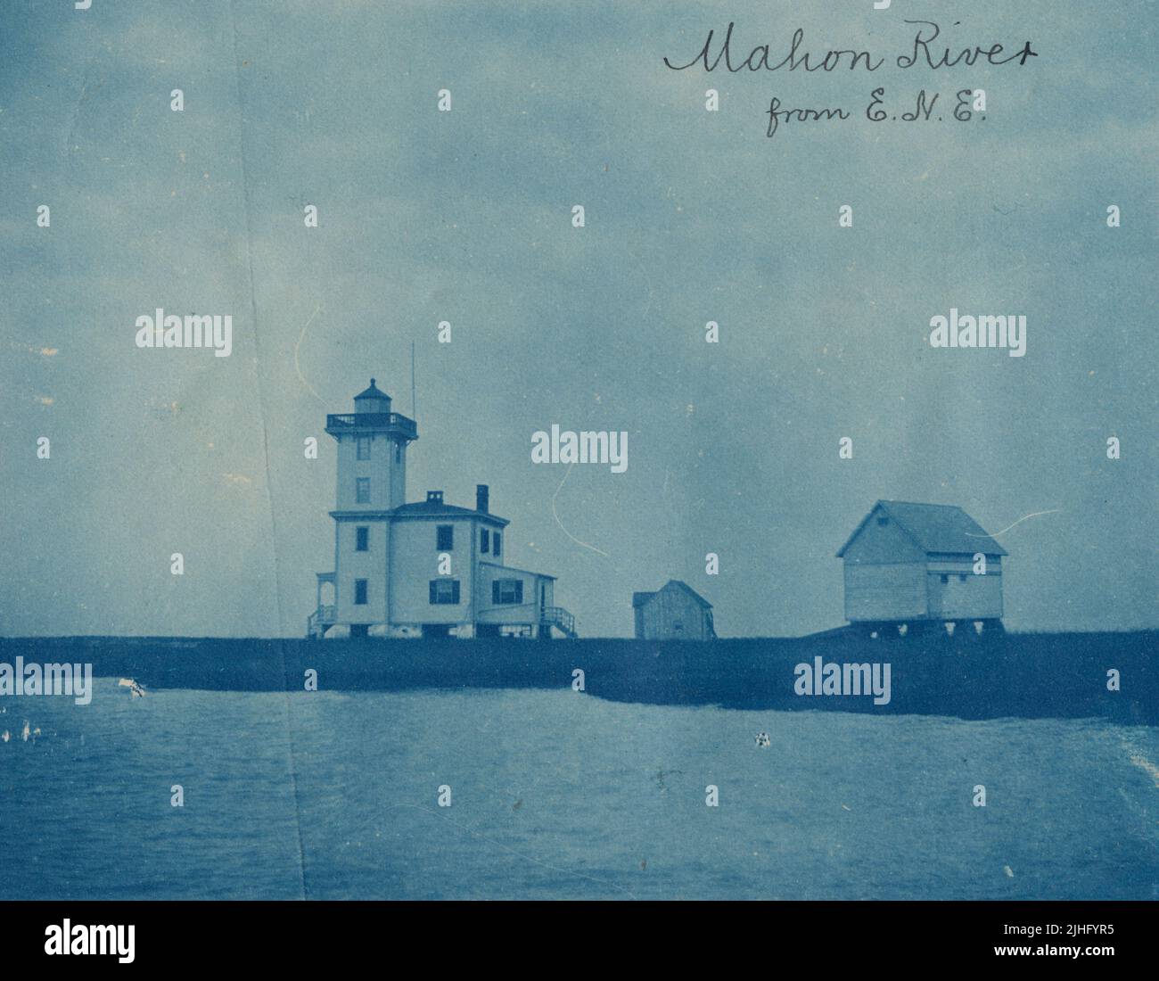 Delaware - Mahon River. Mahon River Light Station, Delaware. From ENE ...