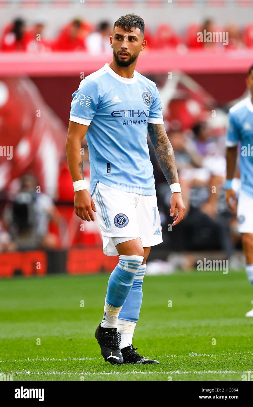 HARRISON, NJ - JULY 17: New York City FC midfielder ValentÃ­n ...