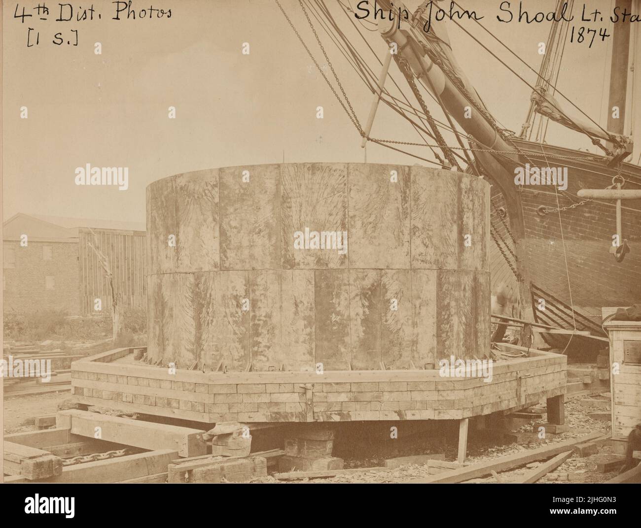 New Jersey - Ship John Shoal. Ship John Shoal Light Station, New Jersey ...