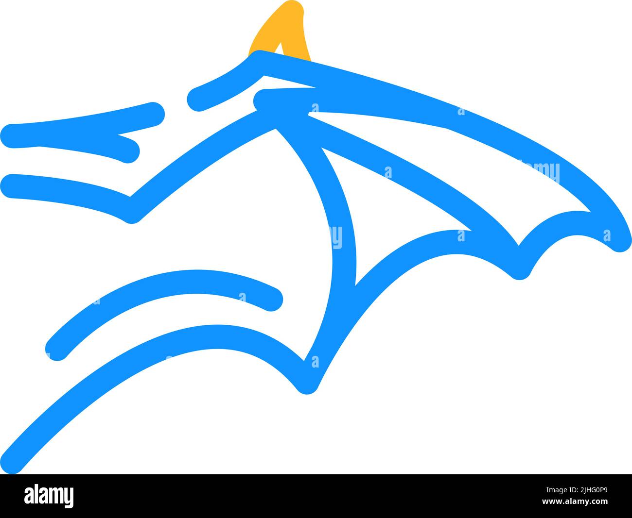 gargoyle wing color icon vector illustration Stock Vector Image & Art ...