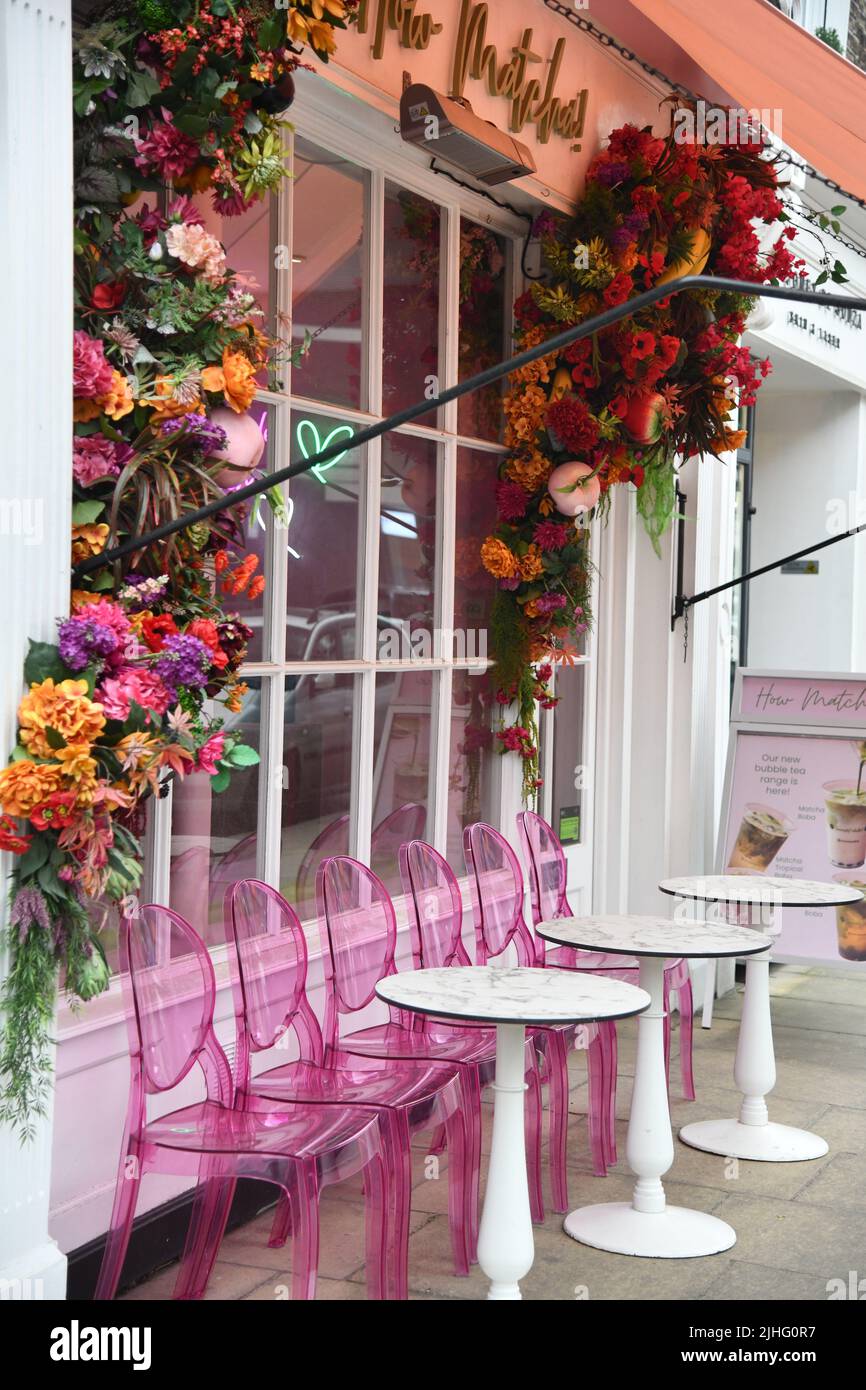 Outdoor Eating spaces Stock Photo - Alamy