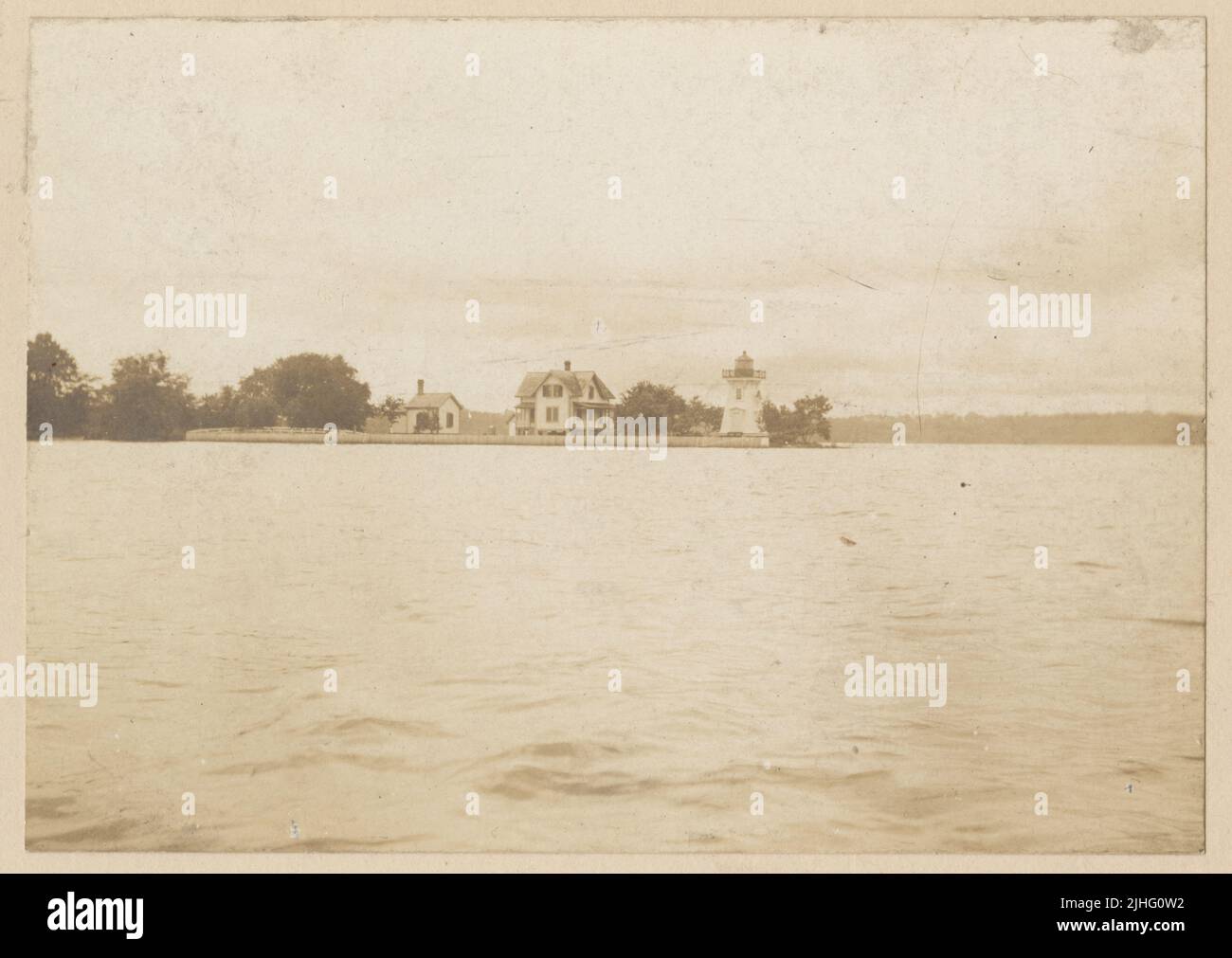 Virginia - Jordan Point. Jordans Point Light Station, Virginia Stock ...