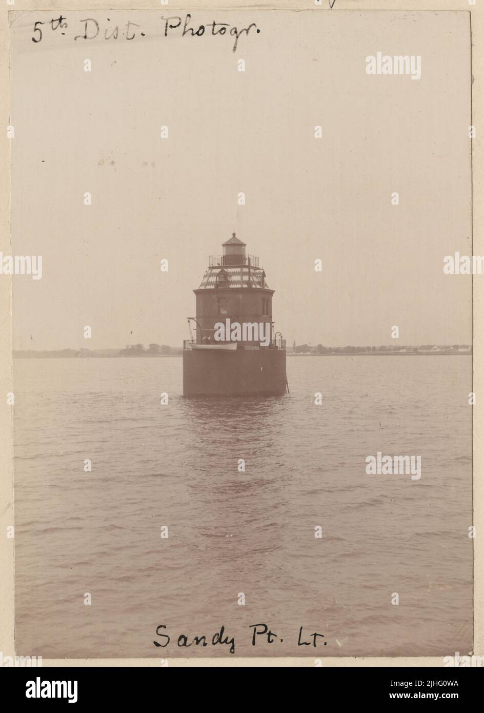 Maryland - Sandy Point. Sandy Point Light Station, Maryland Stock Photo ...