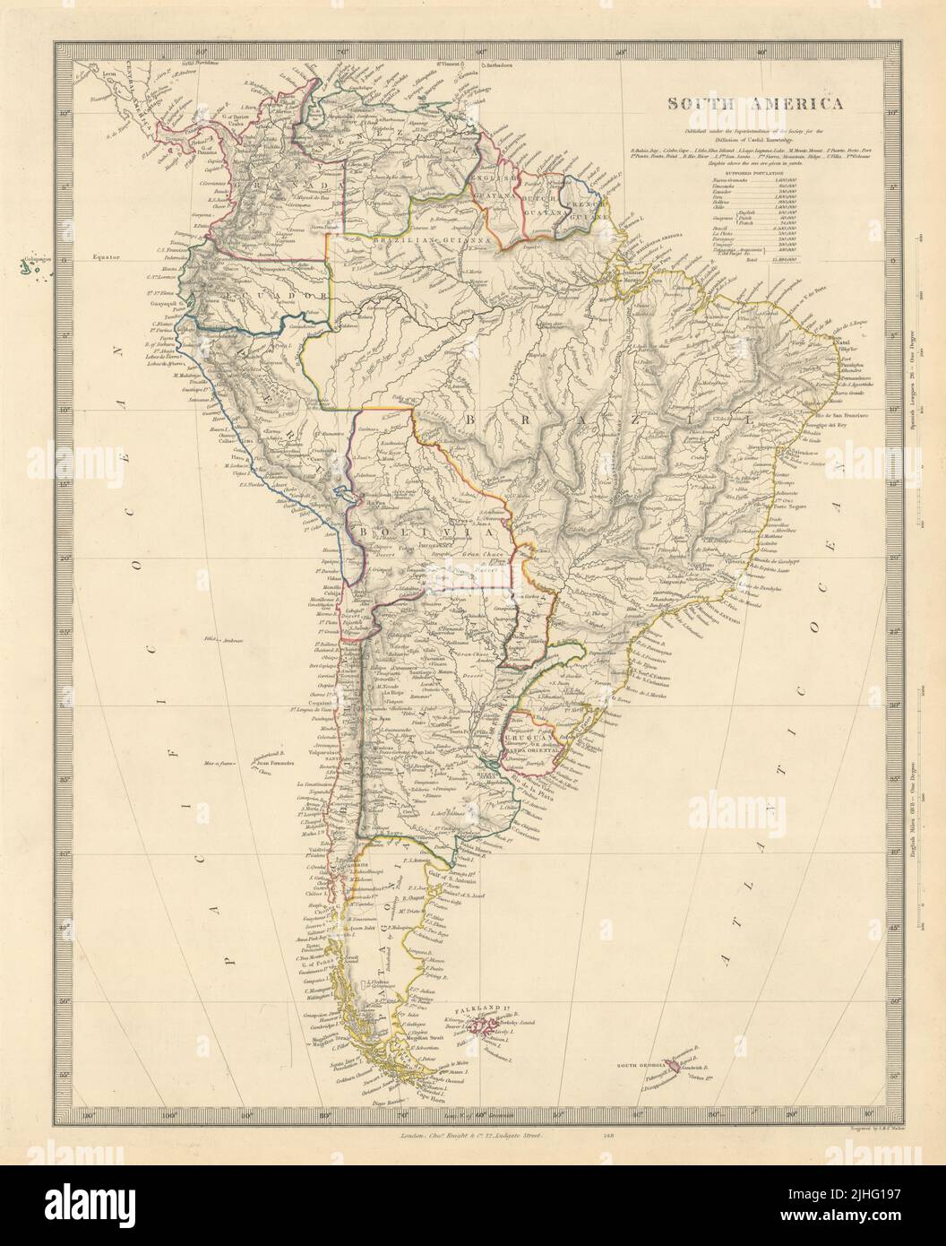 Map bolivia 19th century hi-res stock photography and images - Alamy