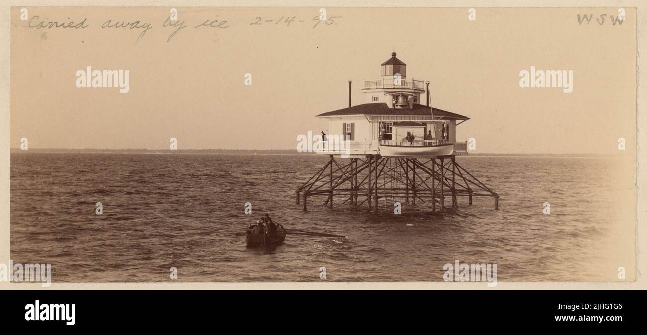 Virginia - Smith Point. Smith Point Light Station, Virginia. WSW ...